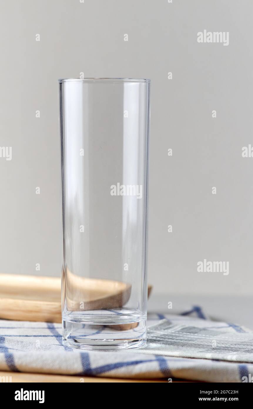 Empty drinking glass Stock Photo - Alamy