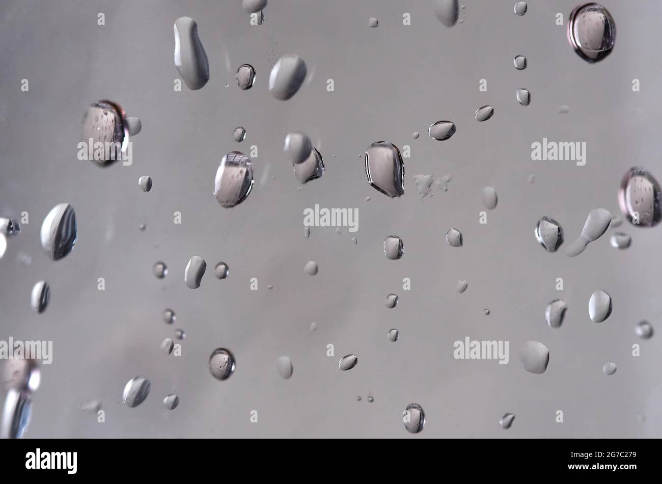 water drops on the glass surface Stock Photo - Alamy