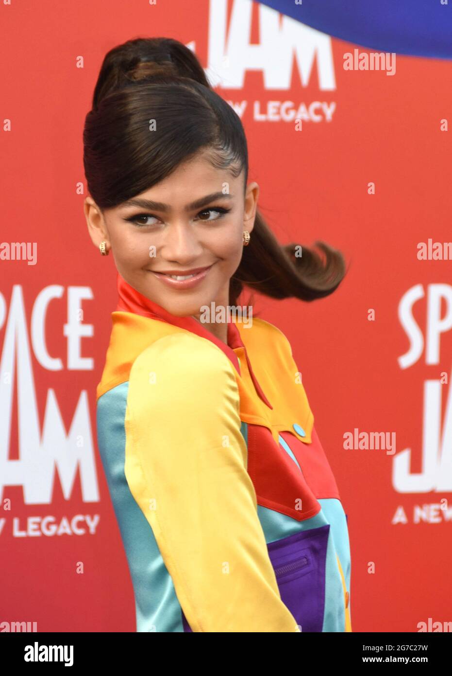 Los Angeles, California, USA 12th July 2021 Actress Zendaya attends the ...
