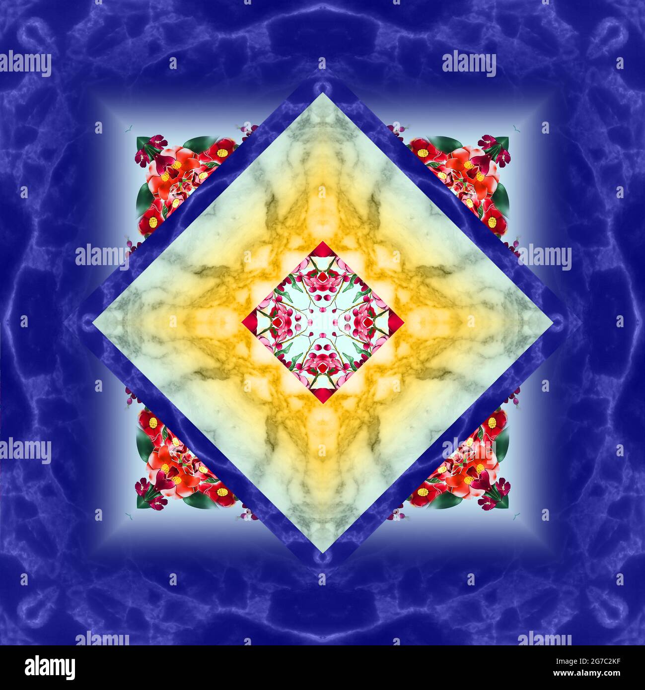 Multicolor Beautiful Illustration Design For Beach Wear Kaftan and ...