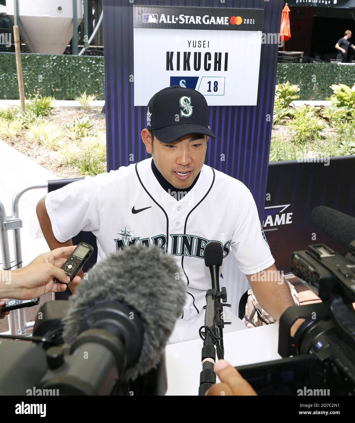Denver, Colorado, USA. 12th July, 2021. Seattle Mariners pitcher Yusei ...