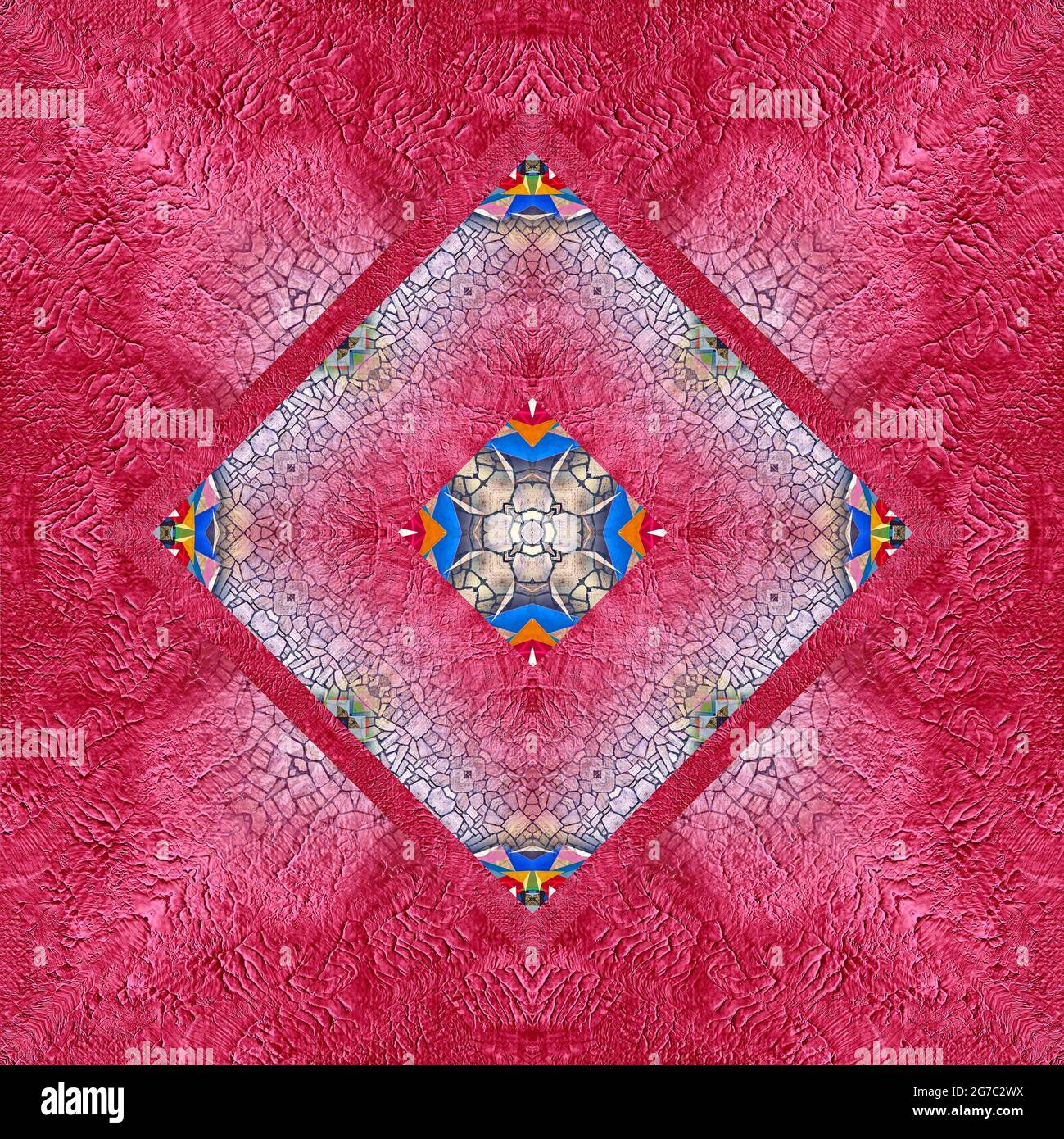 Multicolor Beautiful Illustration Design For Beach Wear Kaftan and ...