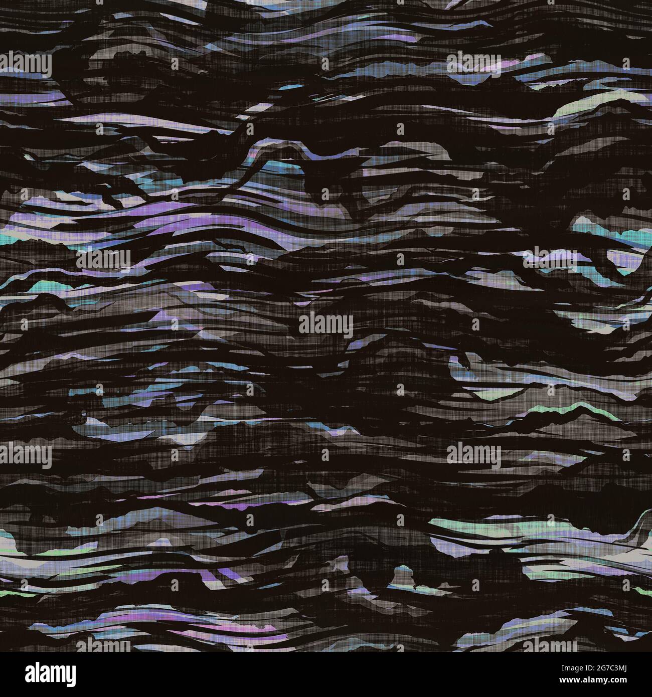 Camouflage dark underbrush wood style texture material. Seamless ...