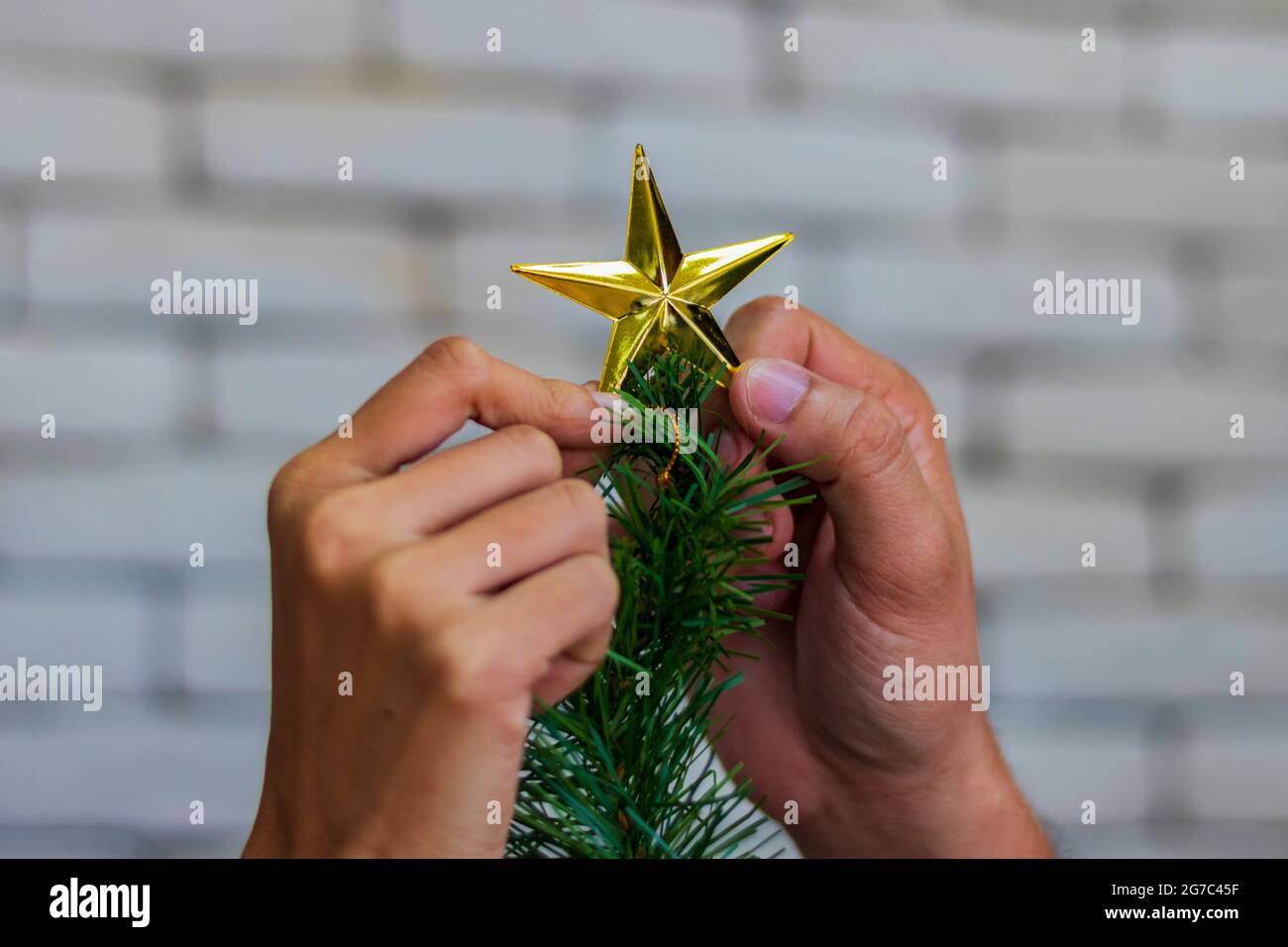 Plastic hand decorations hi-res stock photography and images - Alamy
