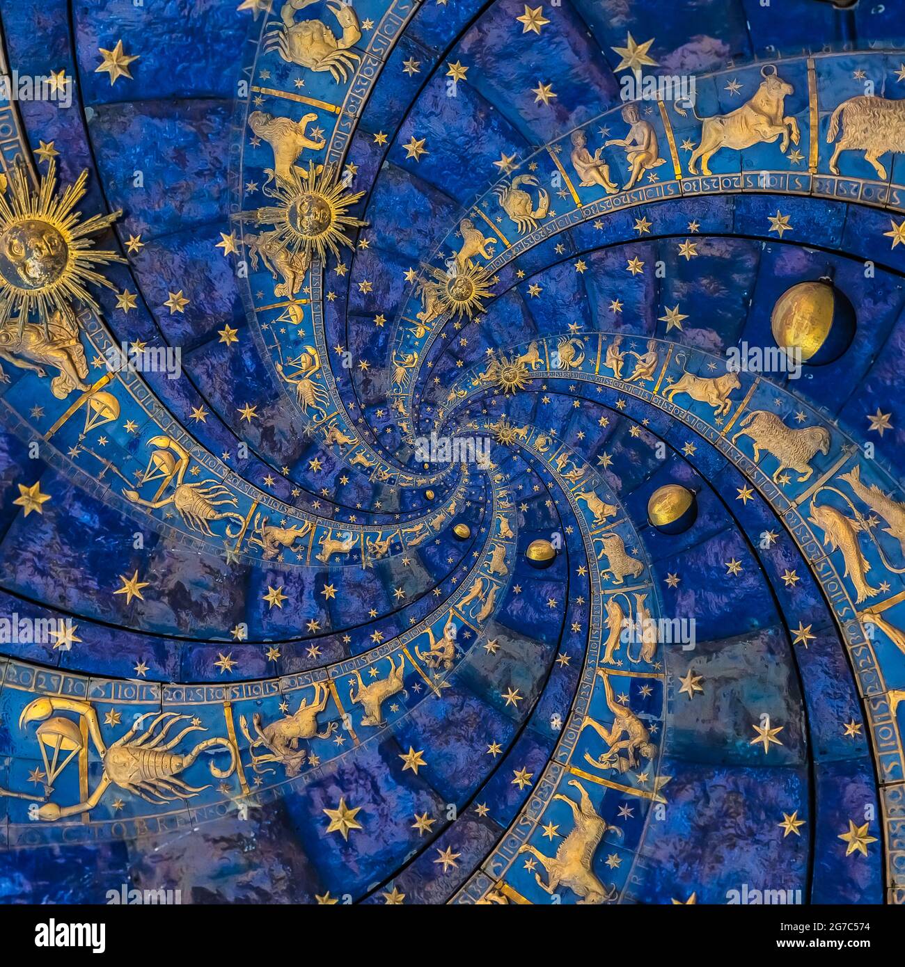 Droste effect background. Abstract design for concepts related to ...