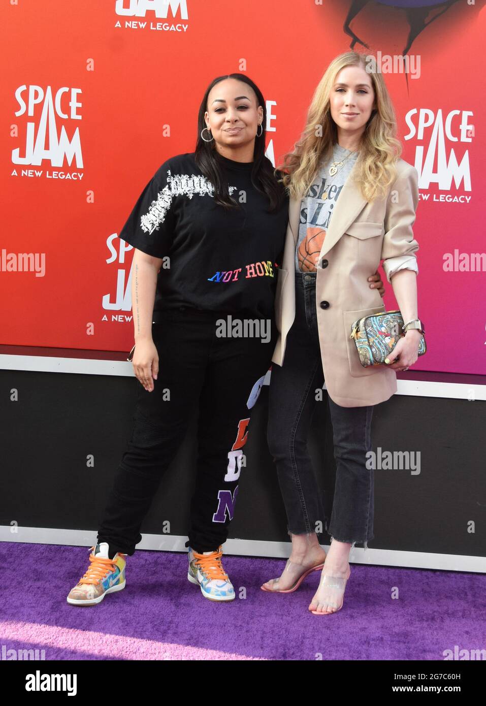 Los Angeles, California, USA 12th July 2021 Actress Raven-Symone and ...