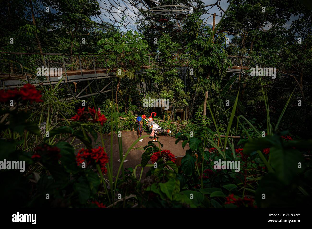Eden project art rainforest hi-res stock photography and images - Alamy