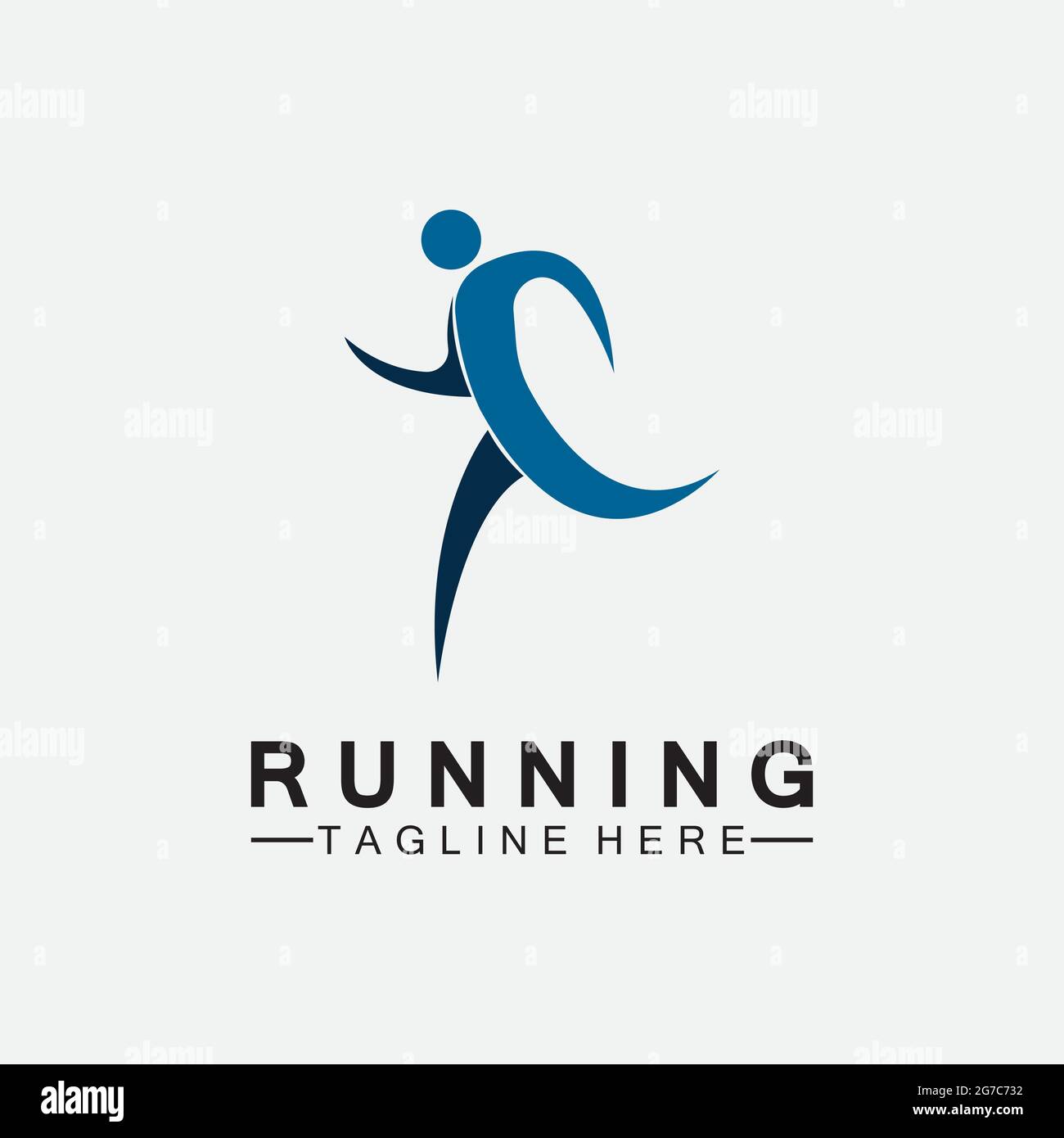 Running people logo symbol vector illustration design.Healthy running ...