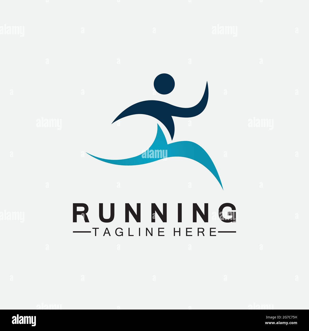 Running people logo symbol vector illustration design.Healthy running ...