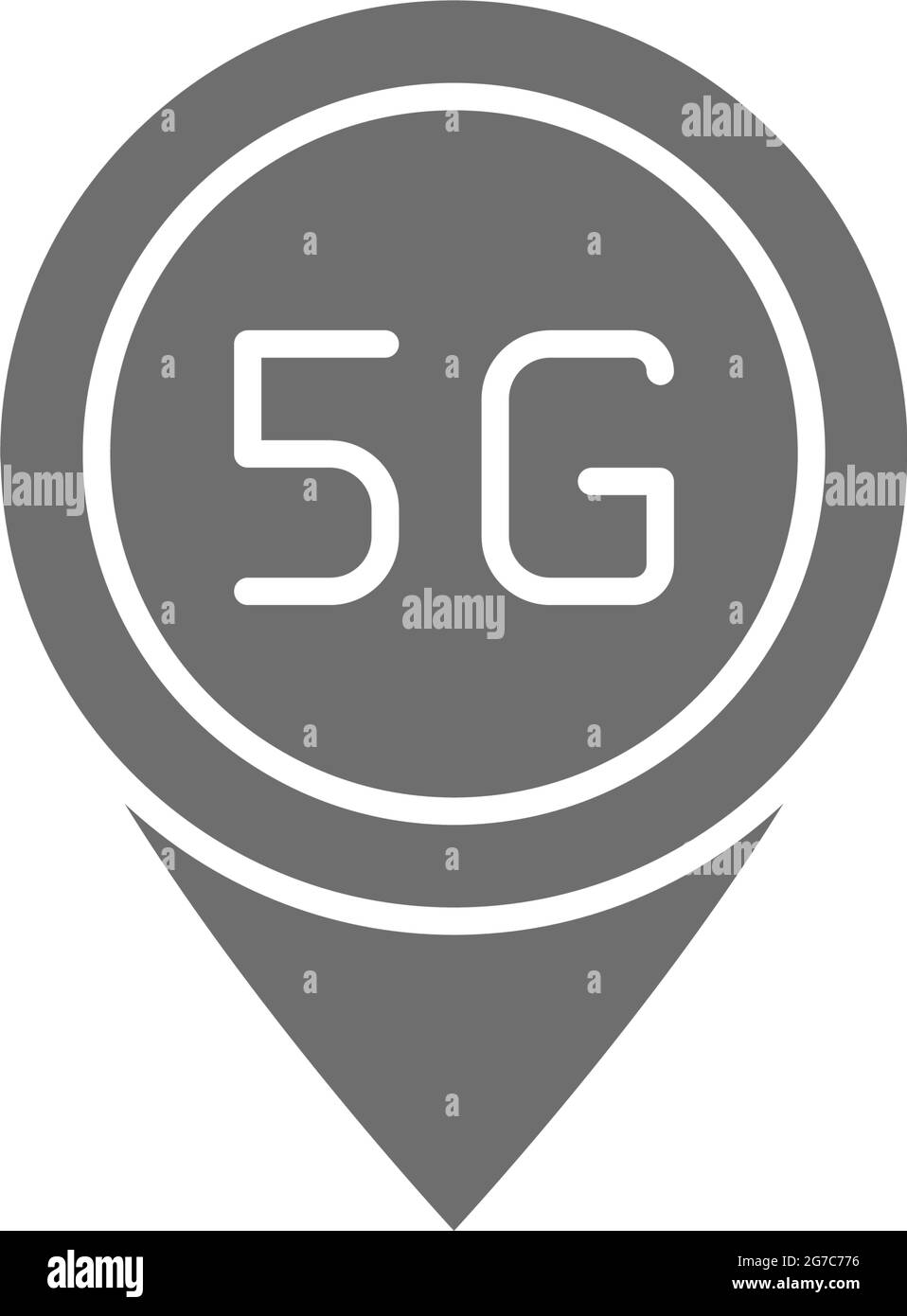 Vector 5G internet location mark grey icon Stock Vector Image & Art - Alamy