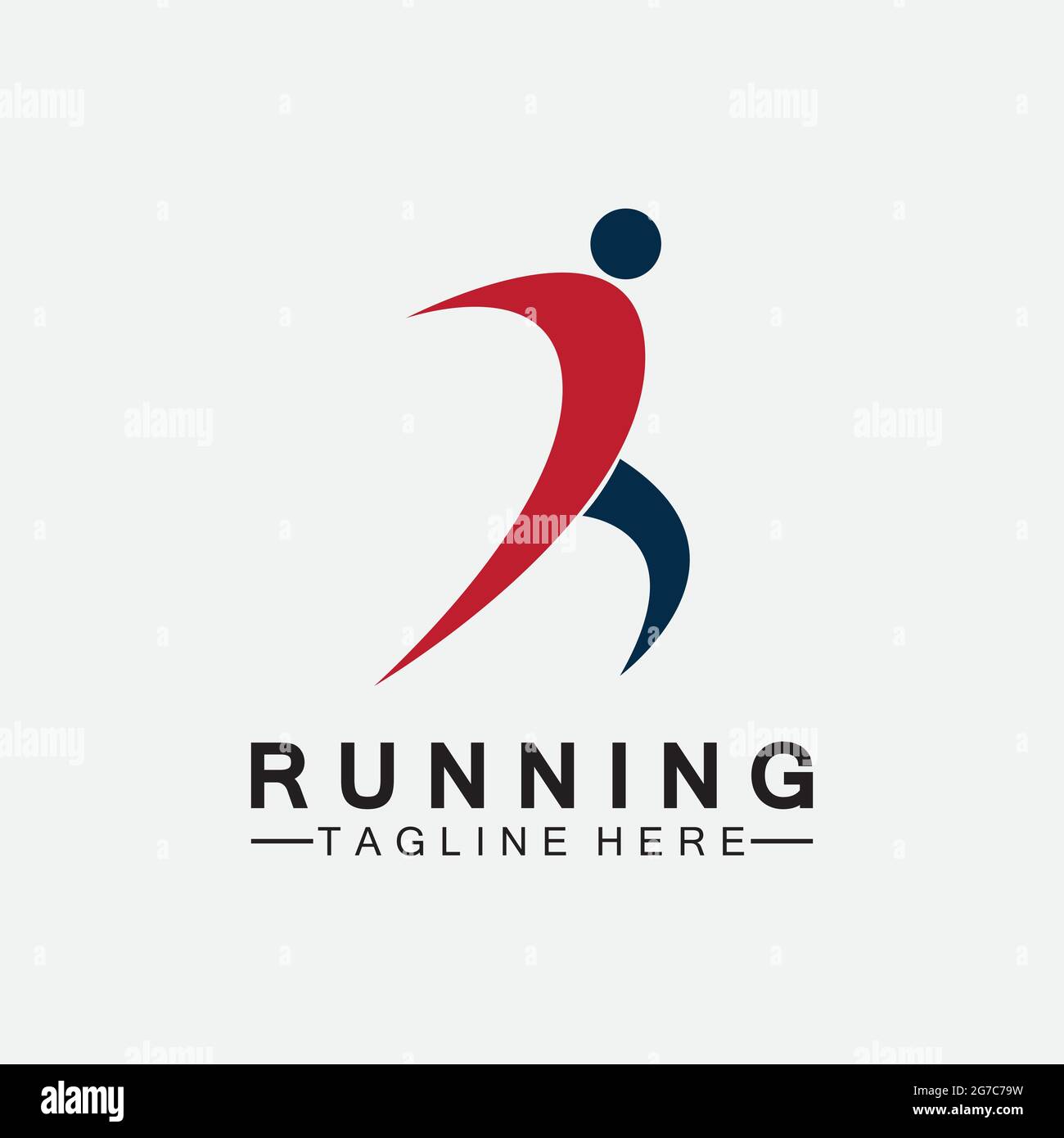Running people logo symbol vector illustration design.Healthy running ...