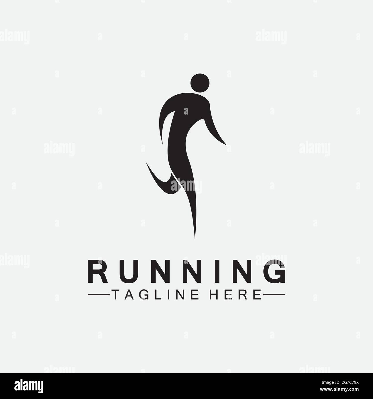 Running people logo symbol vector illustration design.Healthy running ...