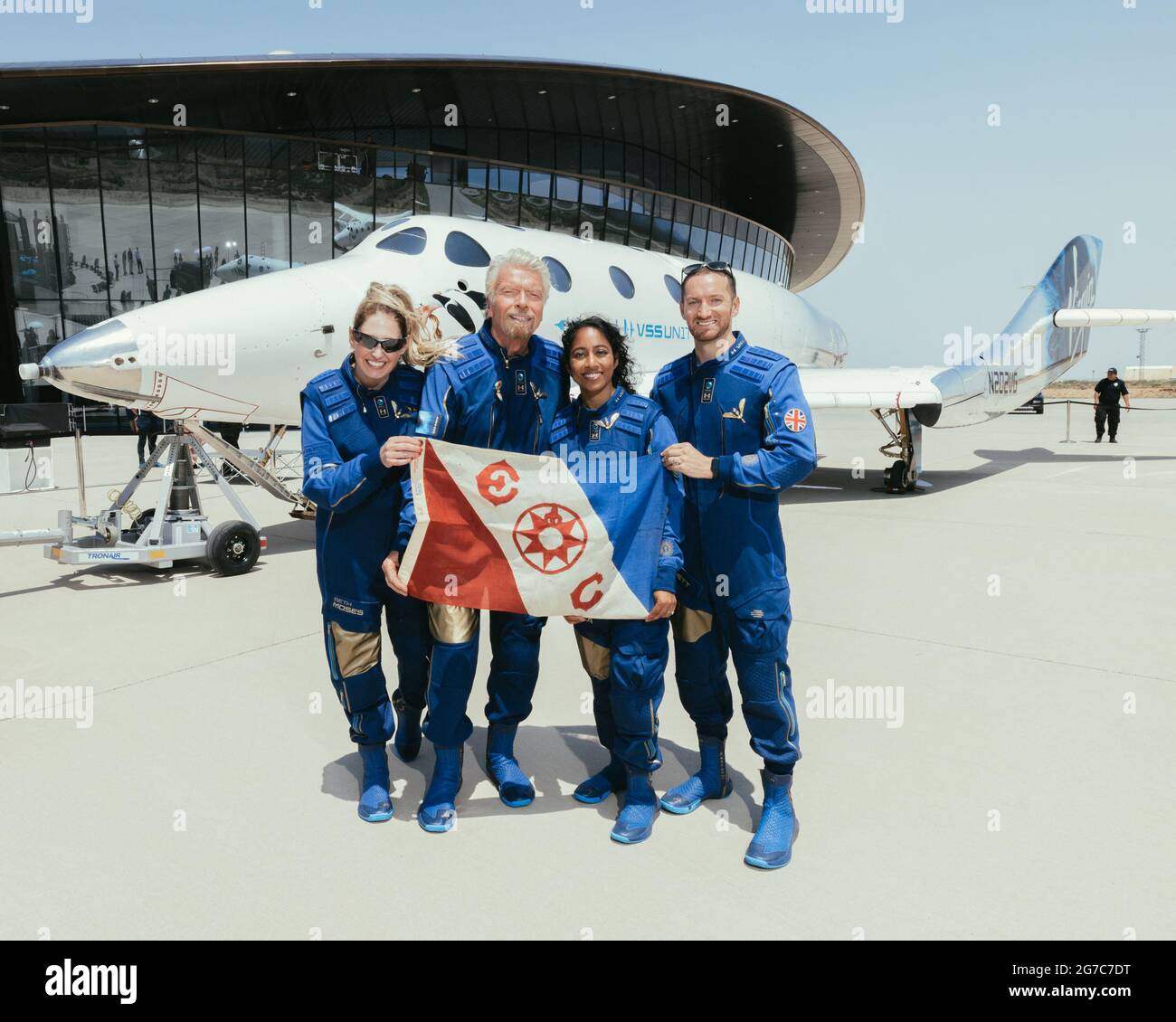 Handout photo of Unity 22 Mission Specialists with the Explorers Club ...