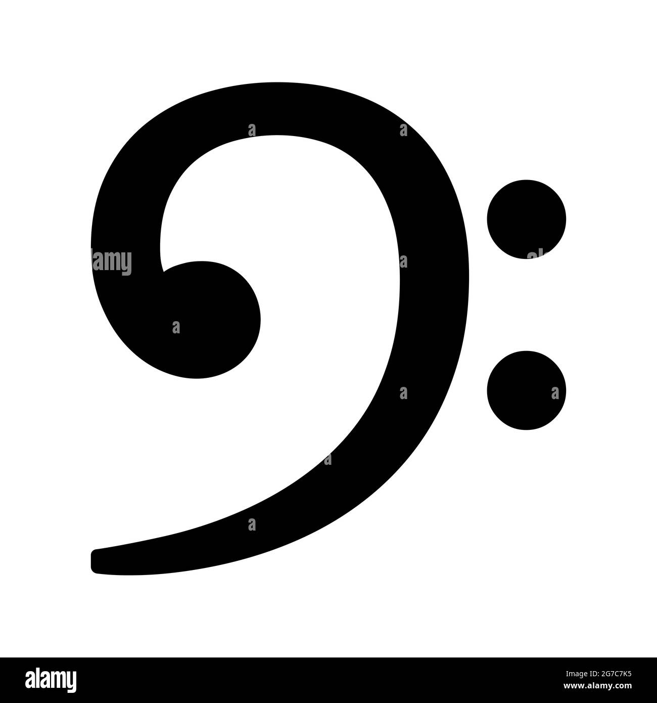 Bass clef hi-res stock photography and images - Alamy