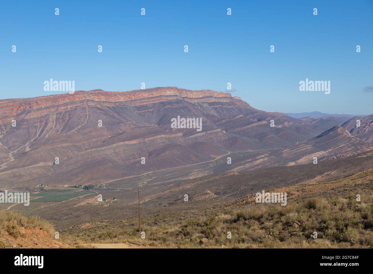 Landscape of the Cederberg, north of Ceres, Western Cape of South ...