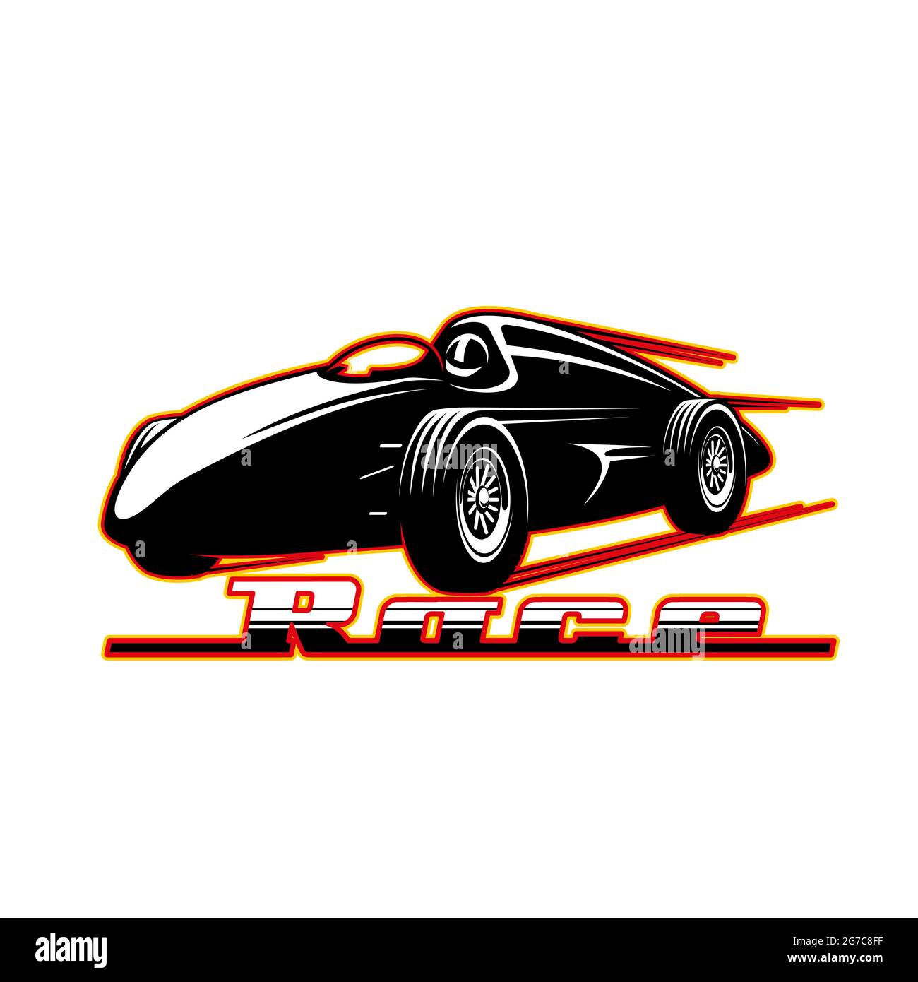 Race Car Vector Art