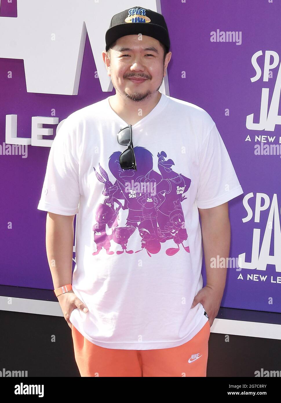 Los Angeles, USA. 12th July, 2021. Eric Bauza arrives at the SPACE JAM ...