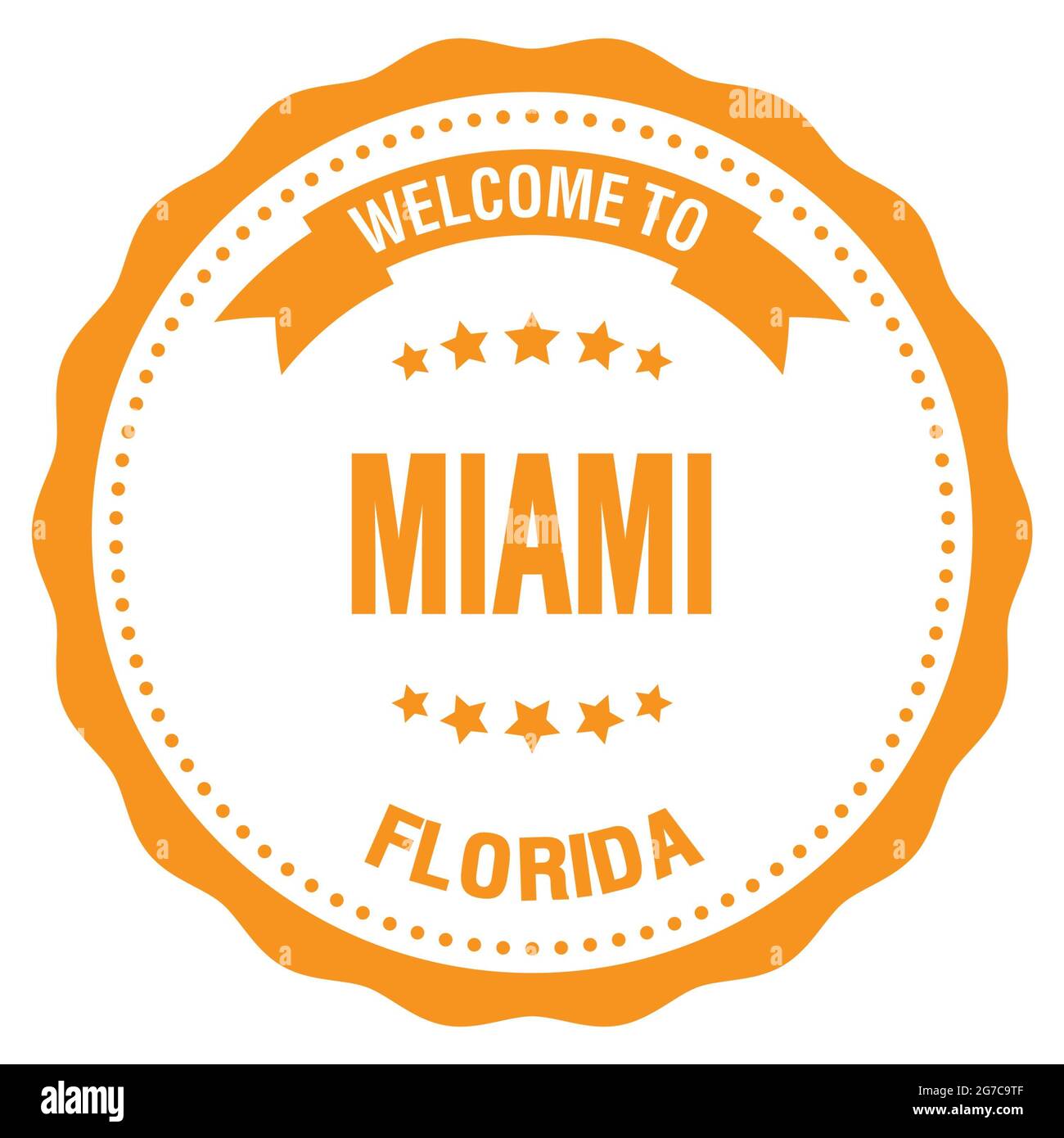 Welcome miami stamp hi-res stock photography and images - Alamy