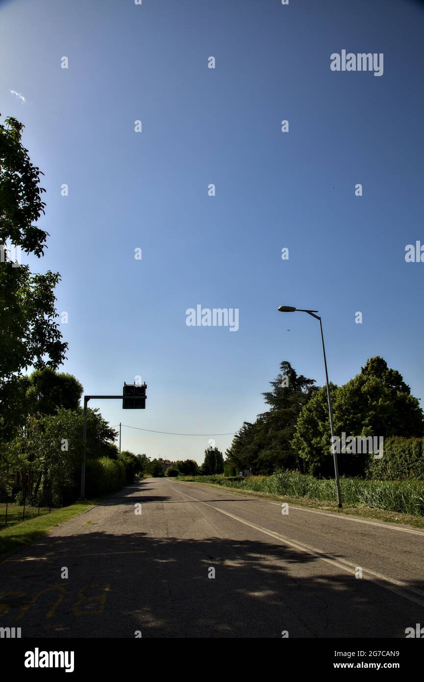 Road in the countryside in summer Stock Photo - Alamy