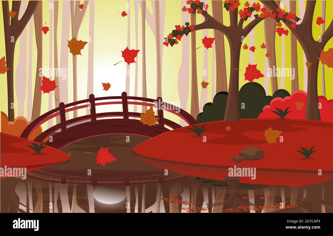 Yellow river bridge Stock Vector Images - Alamy