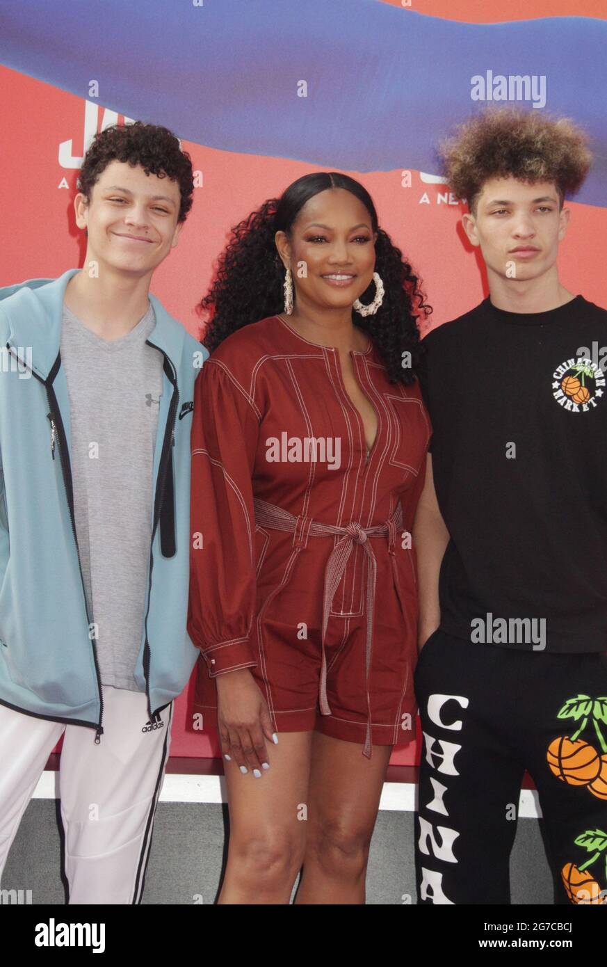 Jax Joseph Nilon, Garcelle Beauvais, Jaid Thomas Nilon 07/12/2021 The ...