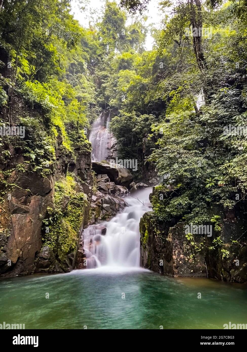 Namtok Phlio National Park, ancient pagoda and waterfall in Chanthaburi ...