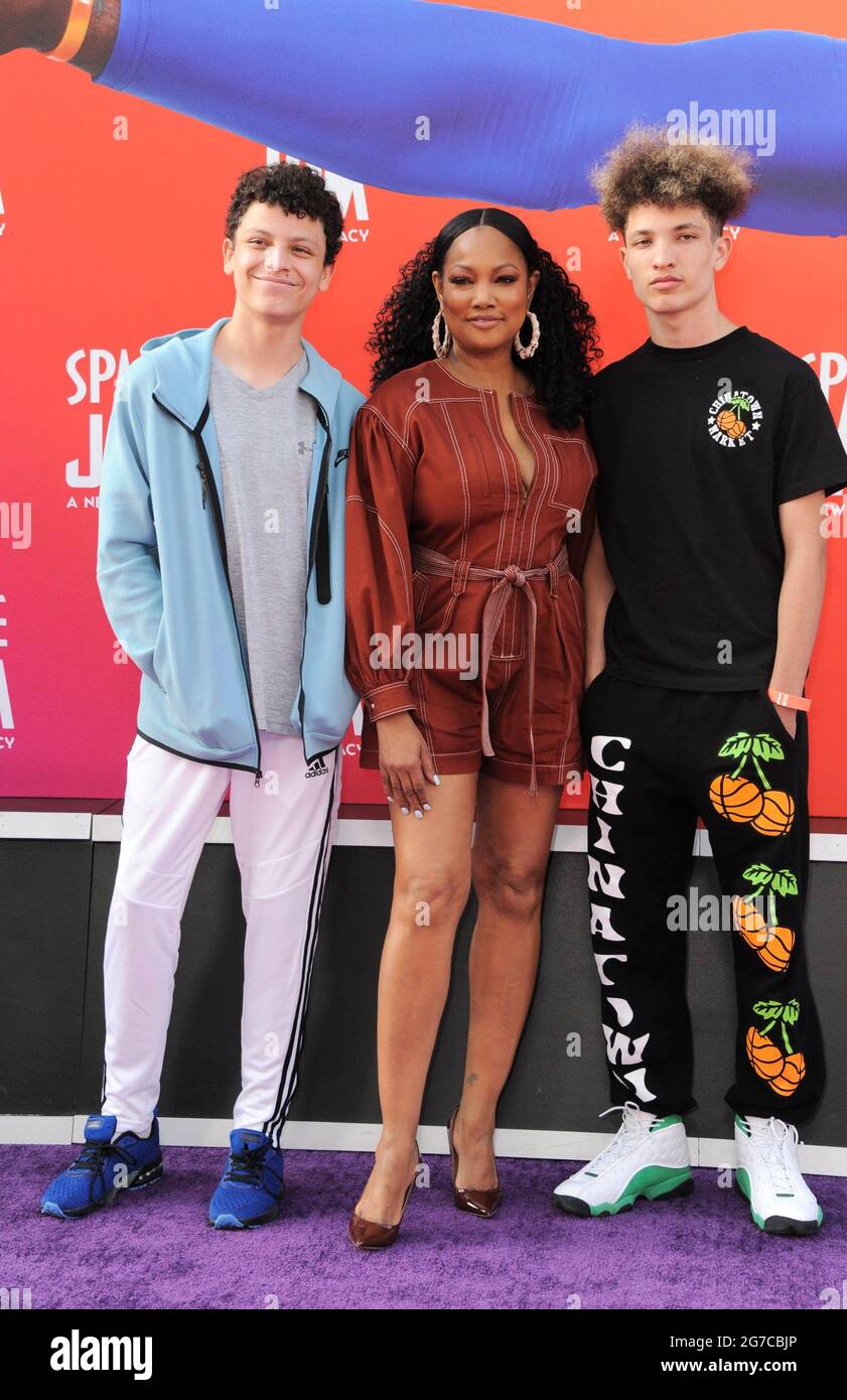 Los Angeles, CA. 12th July, 2021. Garcelle Beauvais, Jax Nilon, Jaid ...
