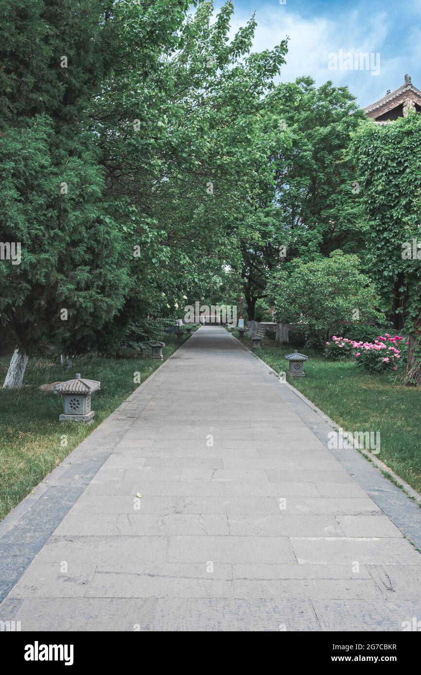 Ancient Shanhua Monastery in Datong city, Shanxi Province, China Stock ...