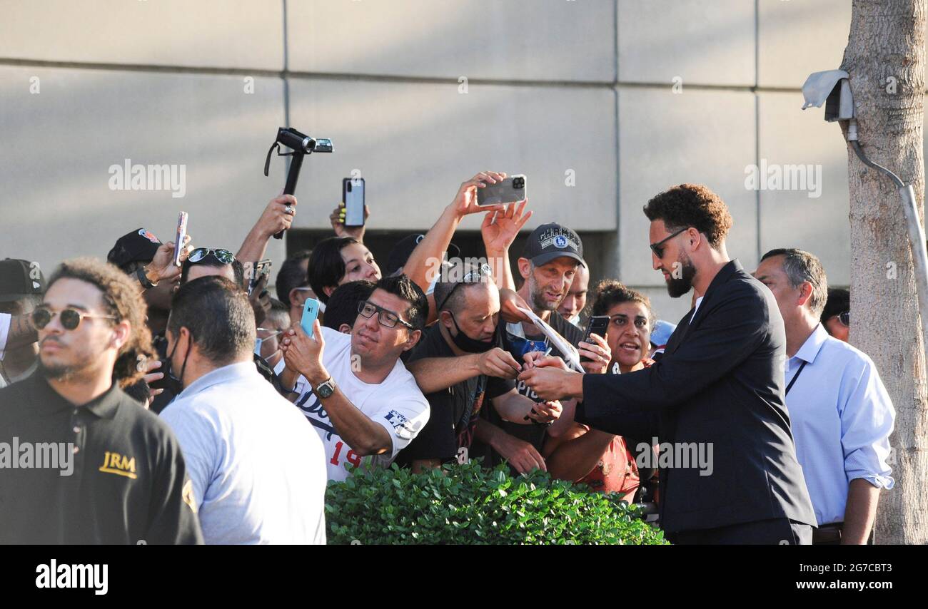 Los Angeles, CA. 12th July, 2021. Klay Thompson at arrivals for SPACE ...