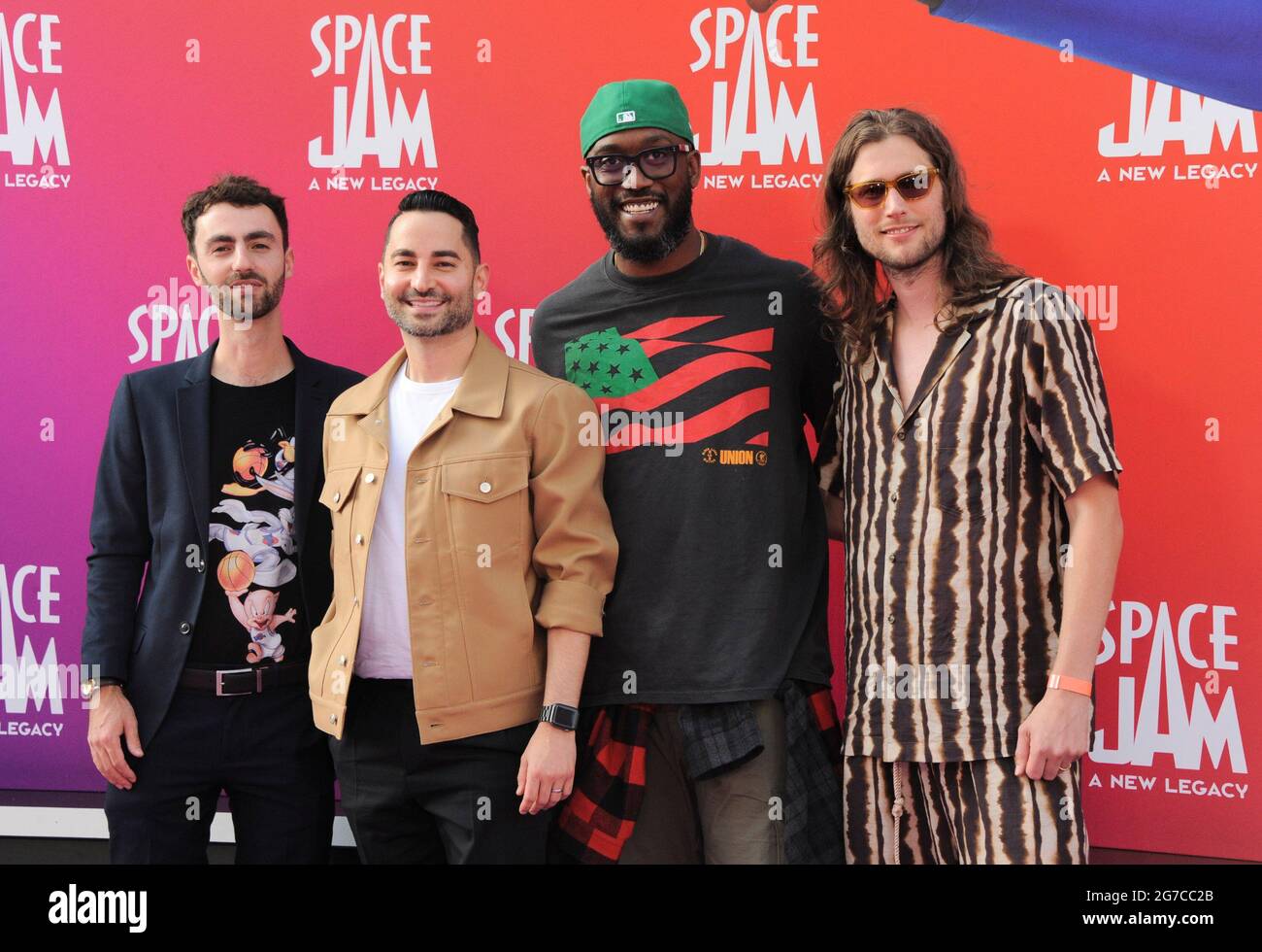 Los Angeles, CA. 12th July, 2021. Sev Ohanian, Archie Davis, Ludwig ...