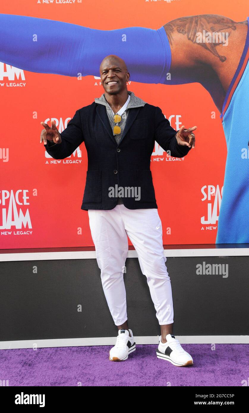 Los Angeles, CA. 12th July, 2021. Terry Crews at arrivals for SPACE JAM ...