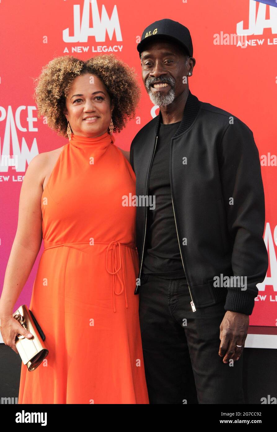 Los Angeles, CA. 12th July, 2021. Bridgid Coulter, Don Cheadle at ...