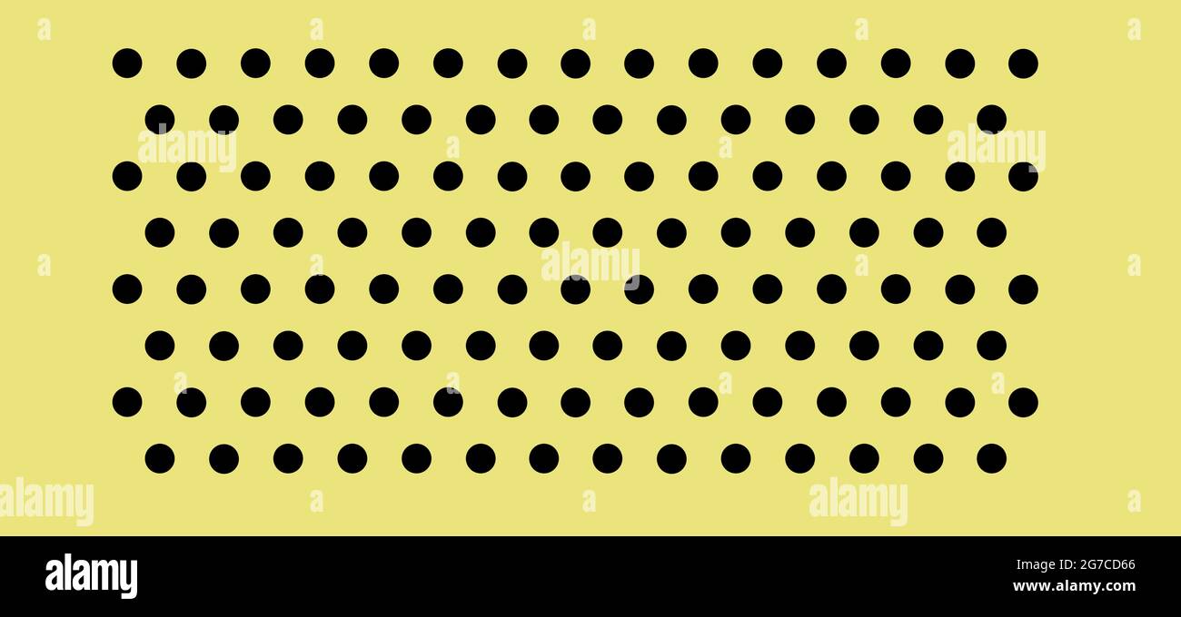 Peg board with round holes. Yellow rectangle peg board perforated ...