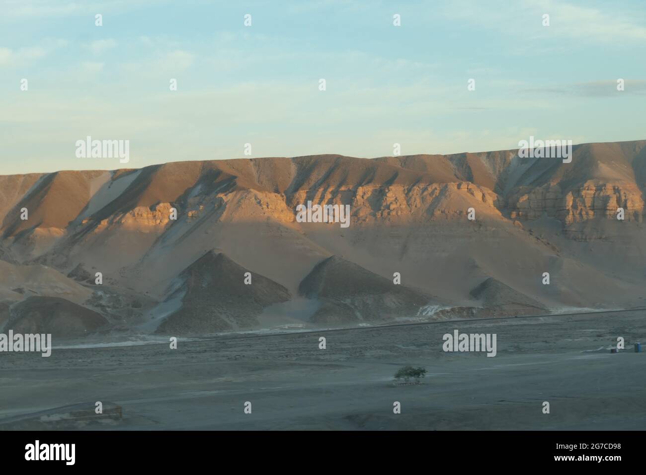 Peru landscape and mountains sun shade light hill hills mountain ...