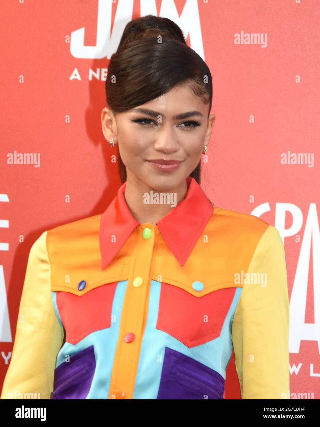 Los Angeles, California, USA 12th July 2021 Actress Zendaya attends the ...
