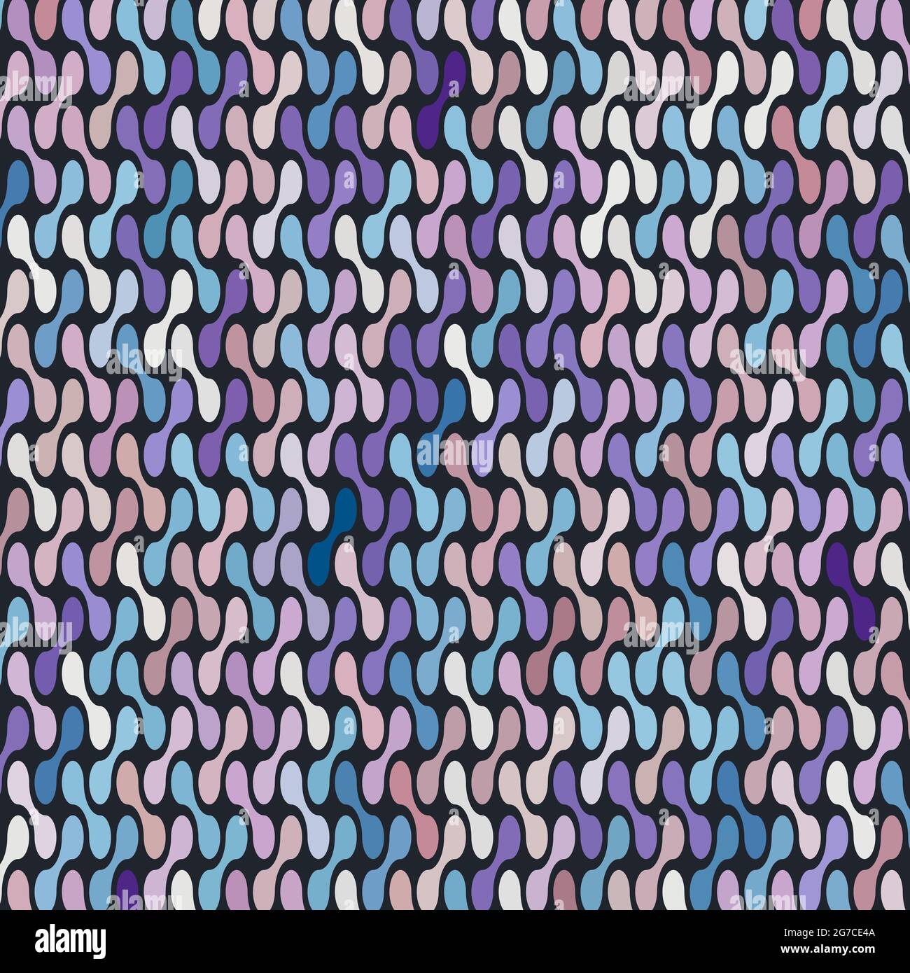 Seamless metaball pattern with pastel colors combination on dark ...
