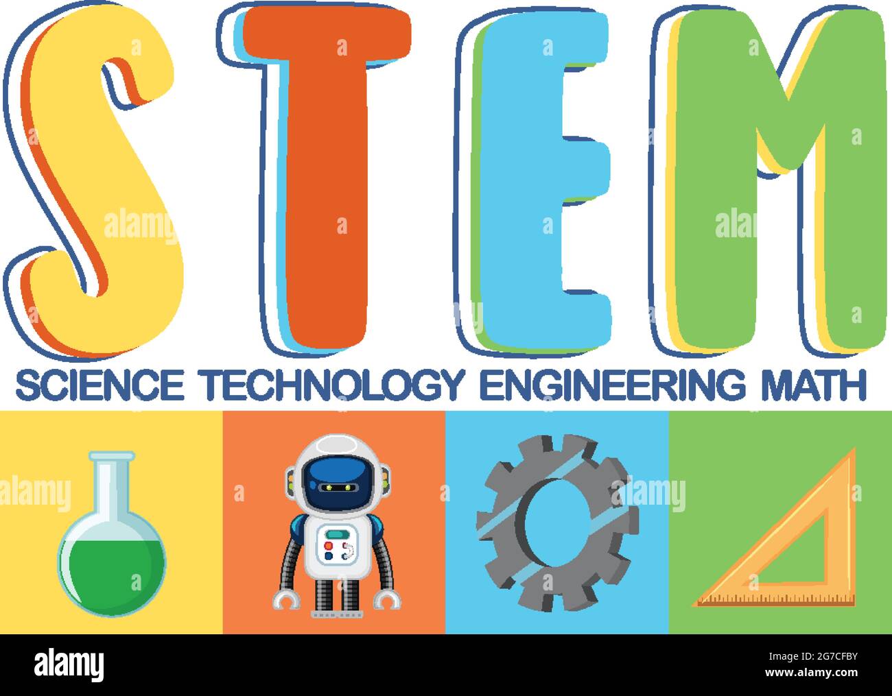 Stem curriculum Cut Out Stock Images & Pictures - Alamy