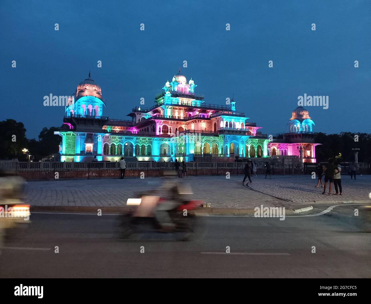 Albert hall museum is situated in Jaipur, Rajasthan, India Stock Photo ...