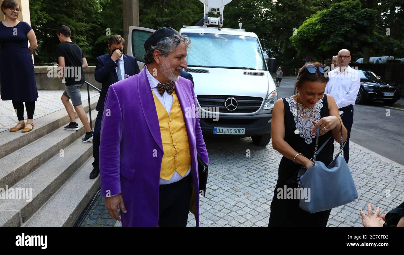 Alex Jacobowitz und Karolina Trybala bei der feierlichen Eröffnung des ...