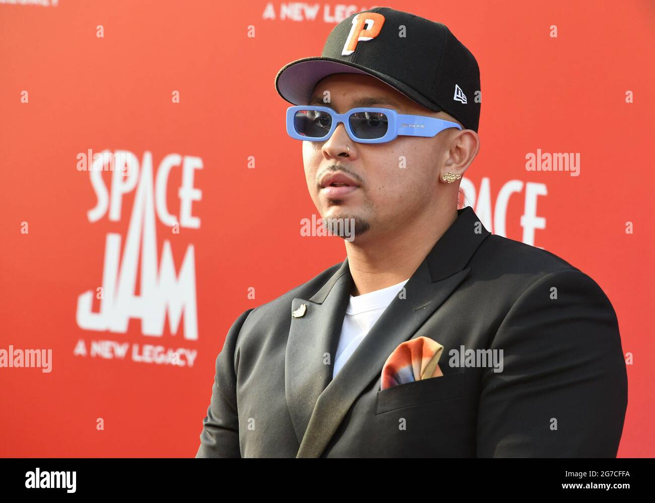 Los Angeles, USA. 12th July, 2021. P-Lo arrives at the SPACE JAM: A NEW ...