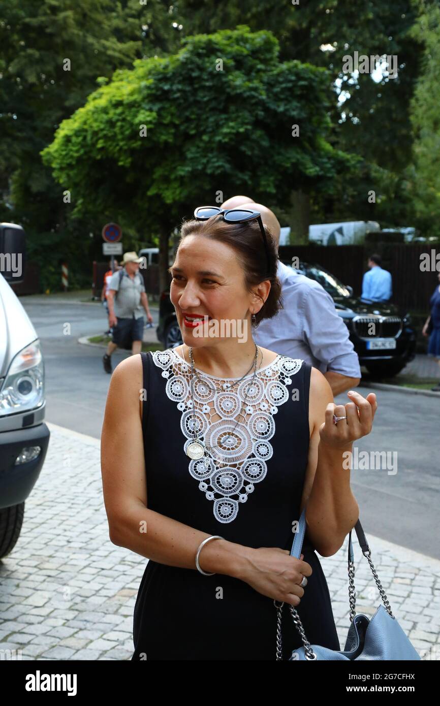 Karolina Trybala bei der feierlichen Eröffnung des Kulturforums ...