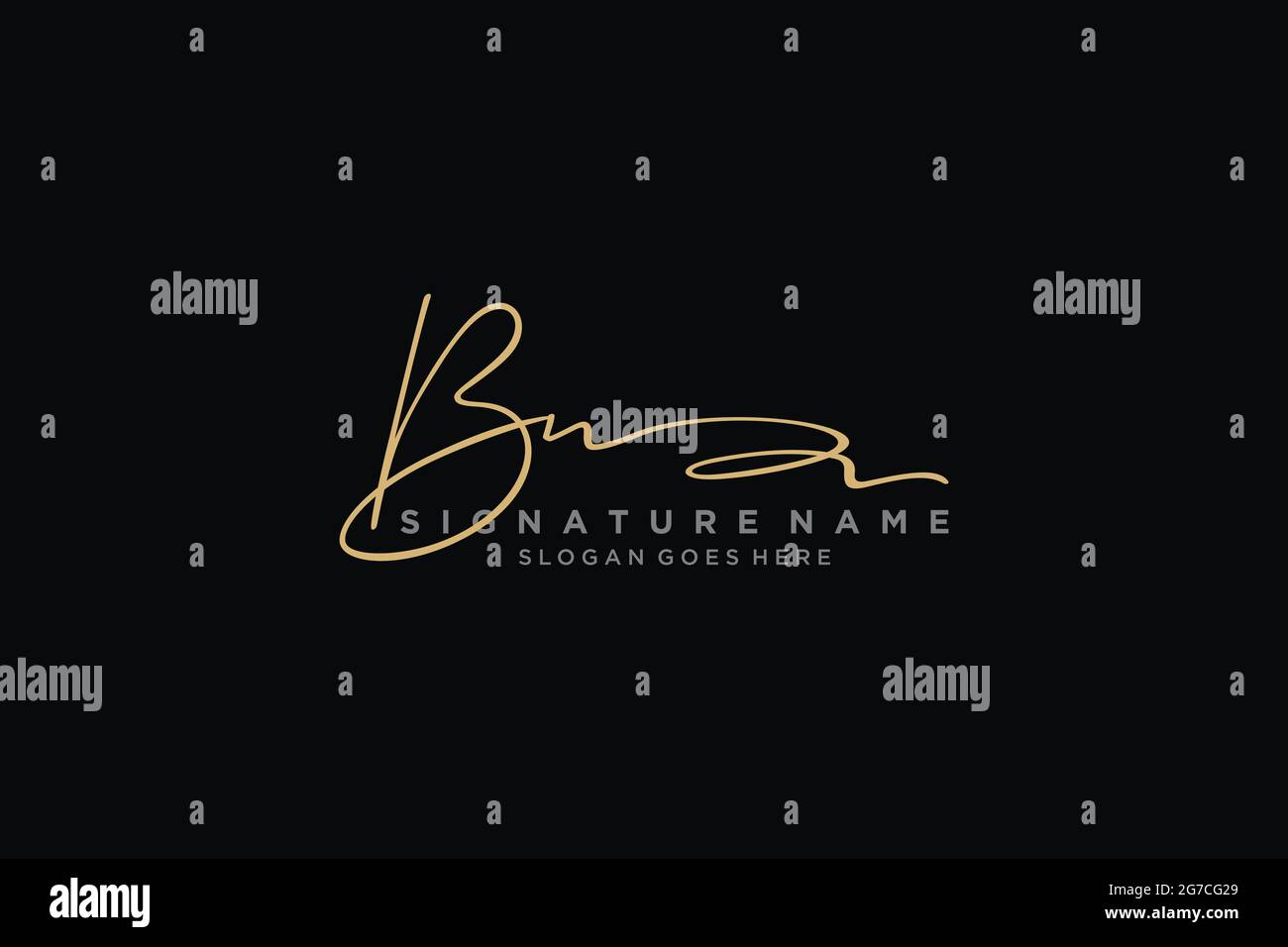 BN Letter Signature Logo Template elegant design logo Sign Symbol ...