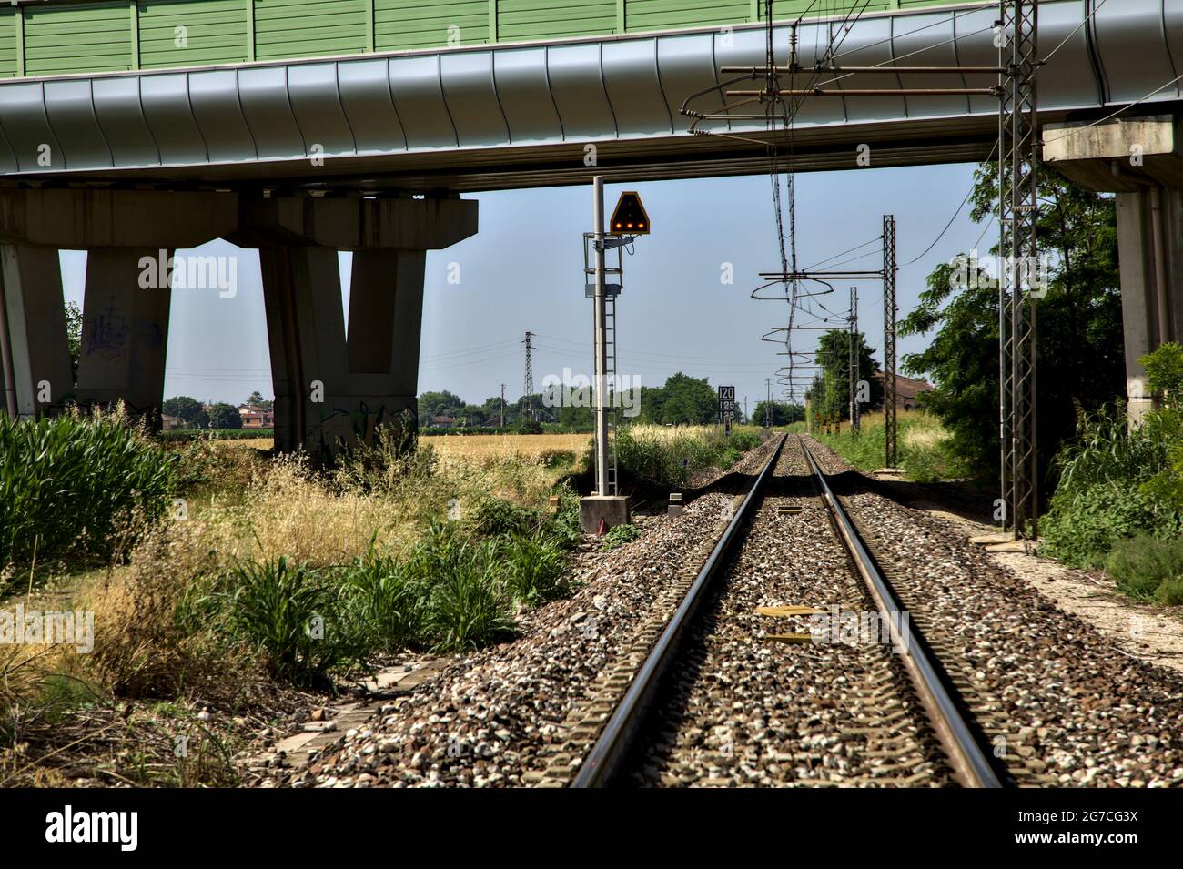 Land use under a viaduct hi-res stock photography and images - Alamy