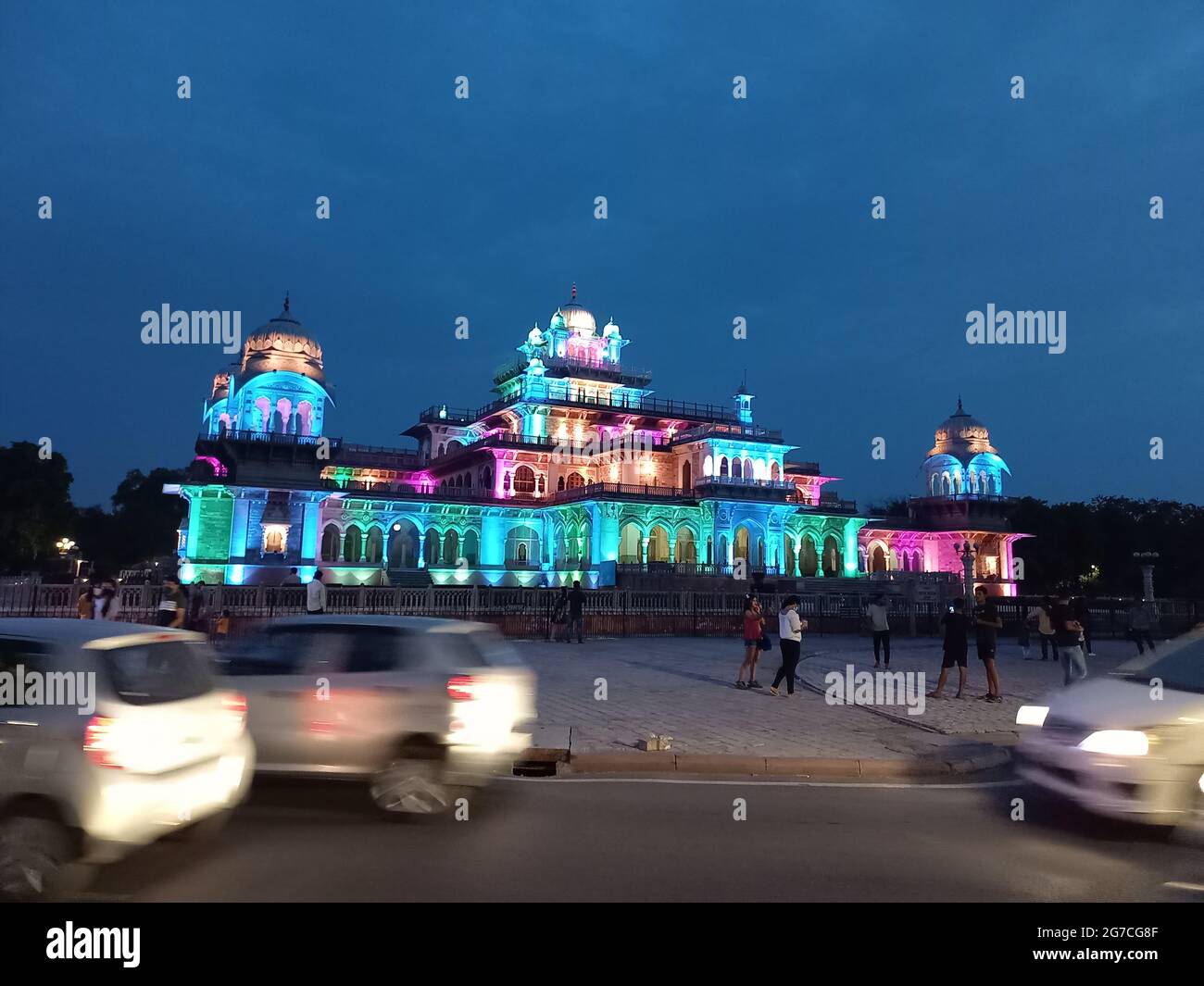 Albert hall museum is situated in Jaipur, Rajasthan, India Stock Photo ...