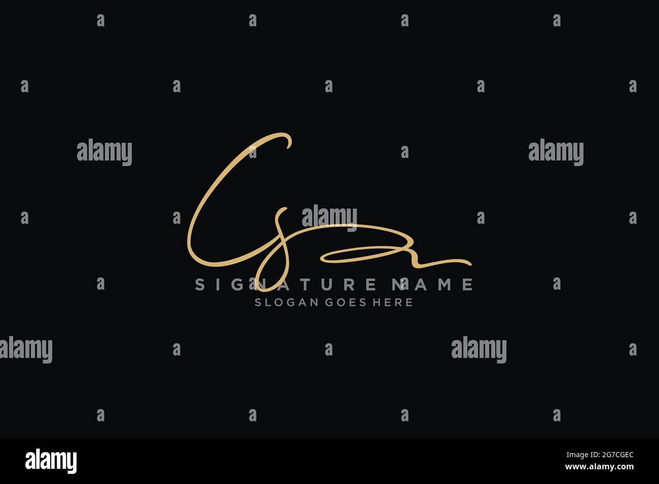 CS Letter Signature Logo Template elegant design logo Sign Symbol ...