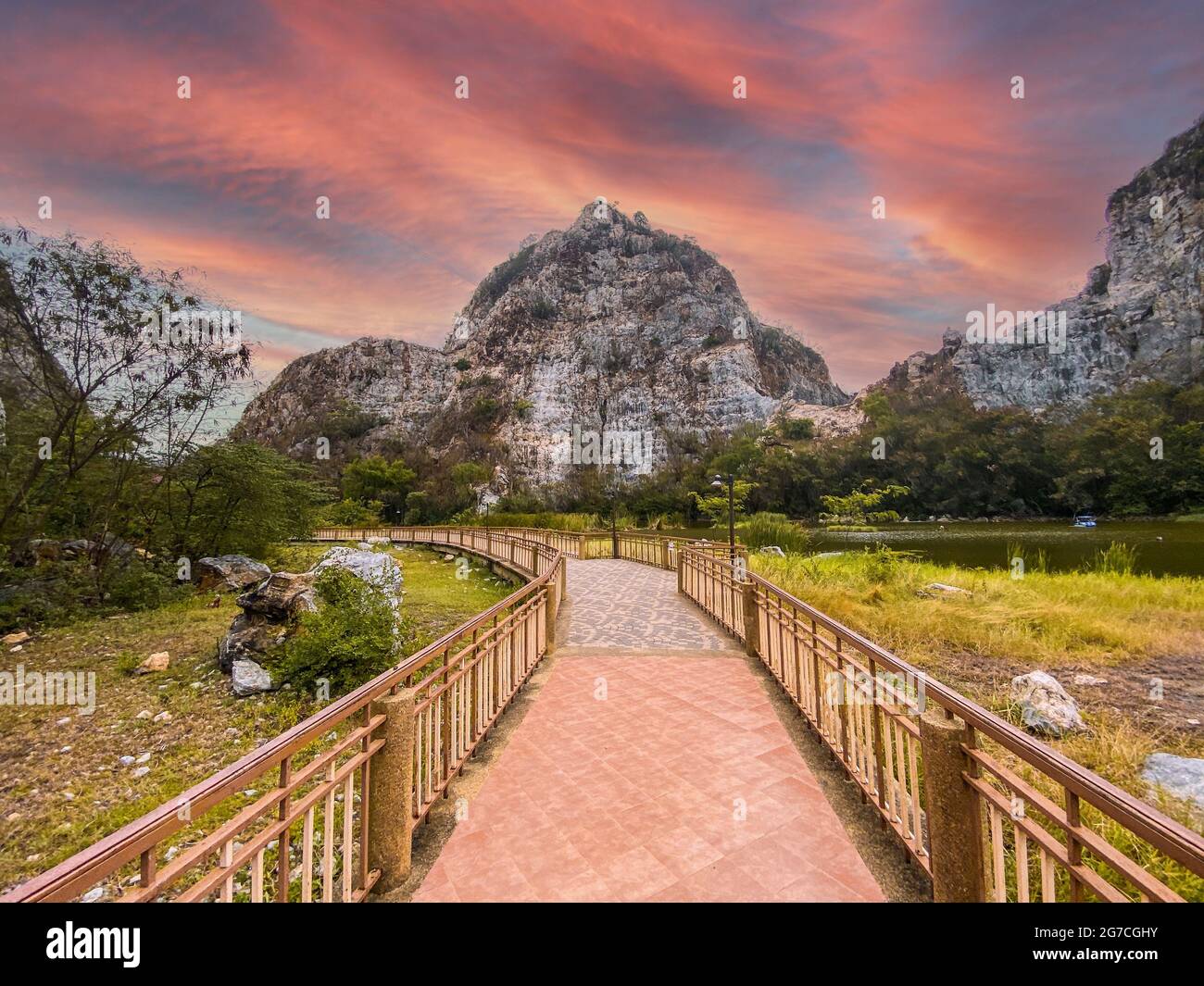 Khao Ngu Stone Park in Ratchaburi, Thailand Stock Photo - Alamy