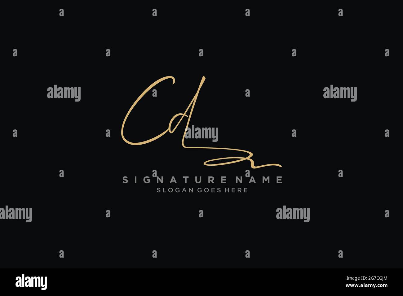 CD Letter Signature Logo Template elegant design logo Sign Symbol ...