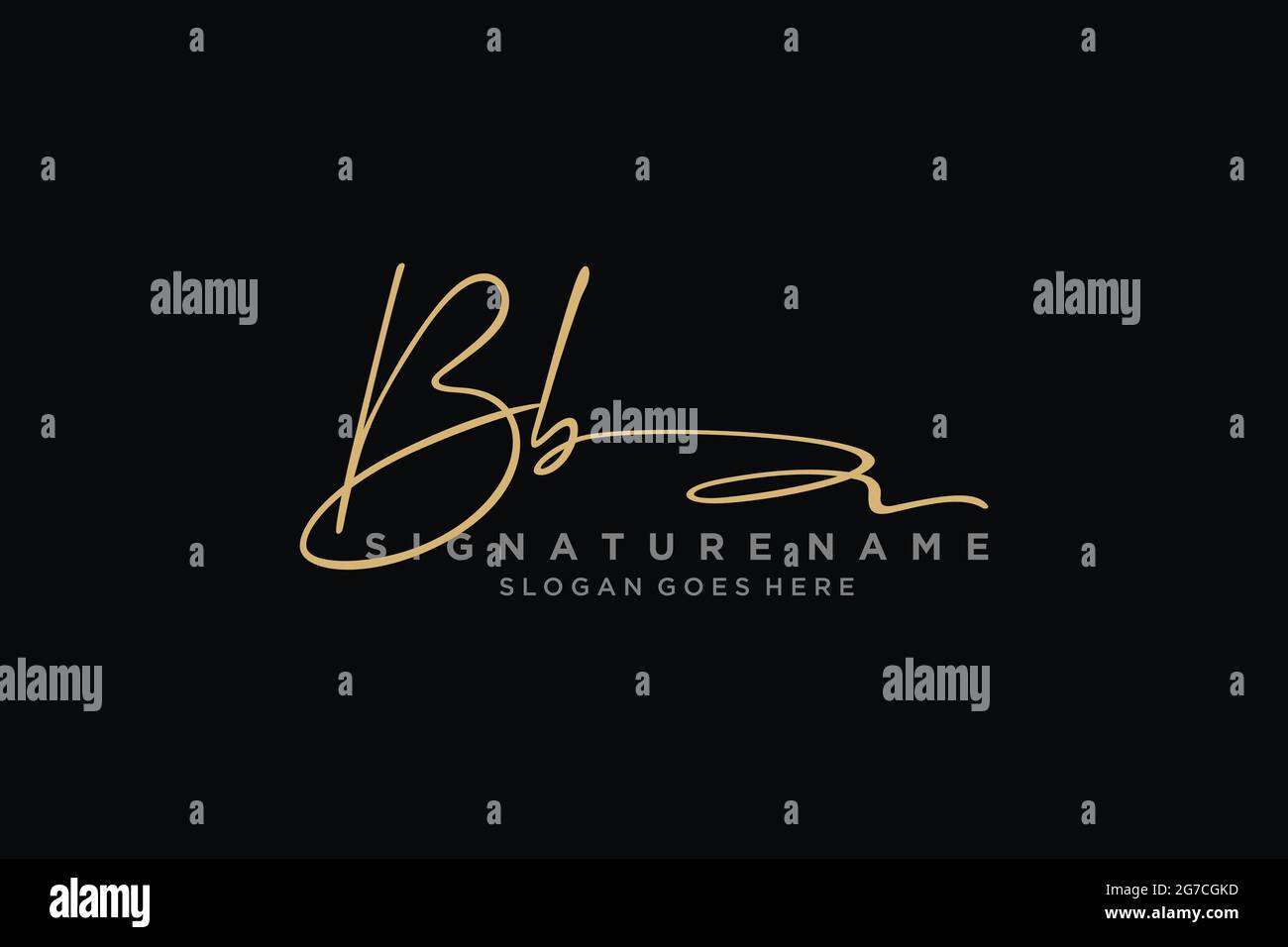 BB Letter Signature Logo Template elegant design logo Sign Symbol ...