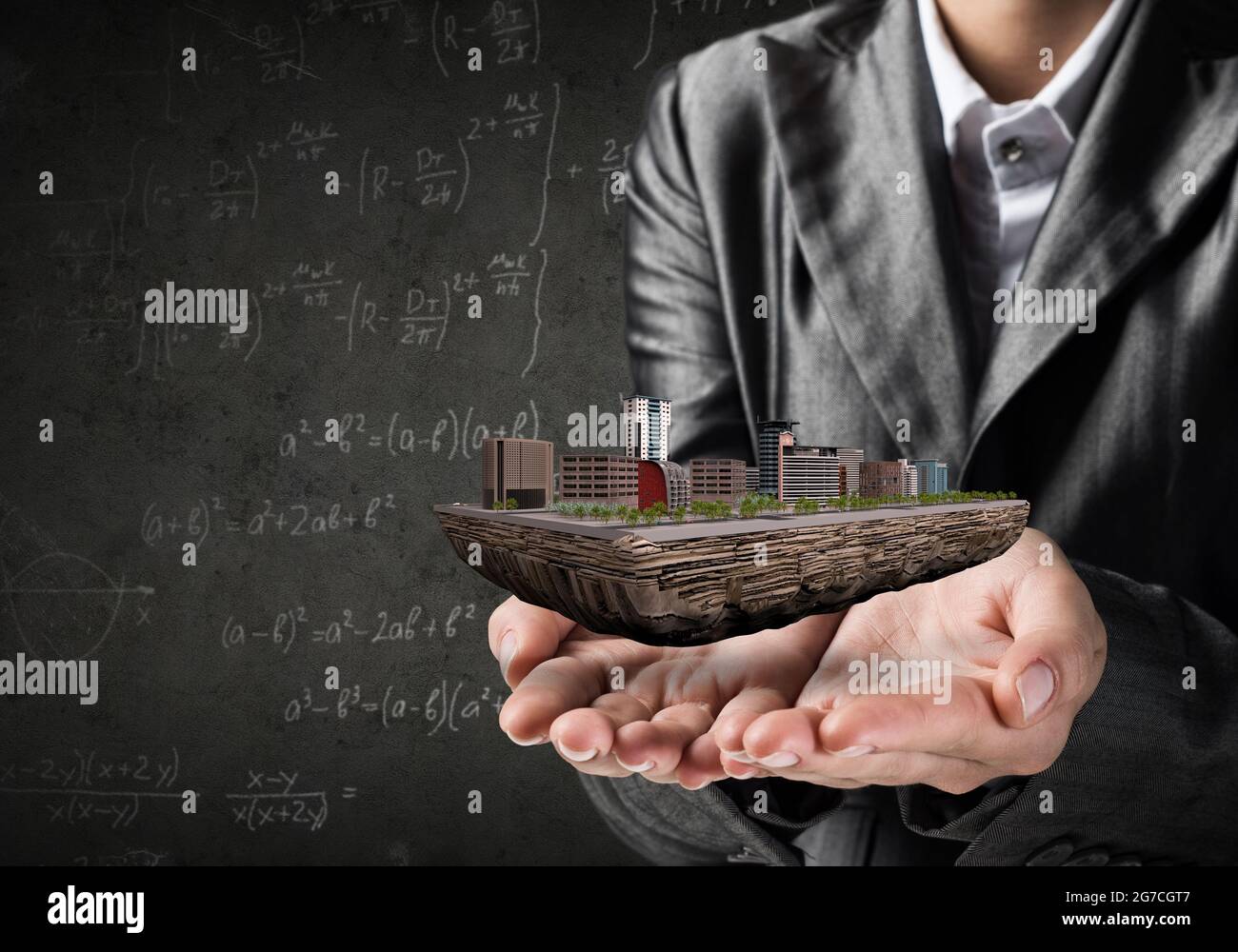 Concept of modern urban development Stock Photo - Alamy