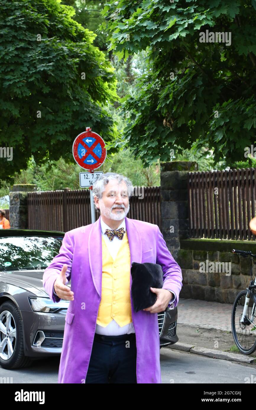 Alex Jacobowitz bei der feierlichen Eröffnung des Kulturforums ...